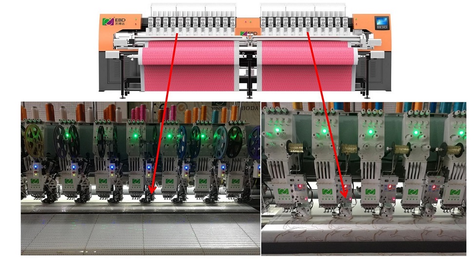 sequin embroidery Simple cording embroidery device